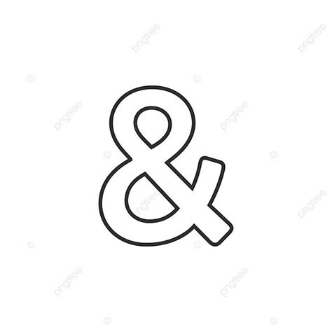 Vector Illustration Of A Linear Ampersand Symbol A Logogram That