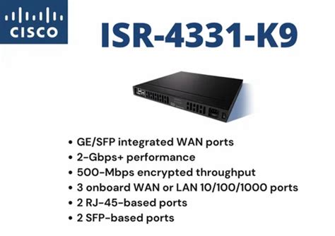 Bluetooth Cisco Isr 4331 K9 Router Refurbished At ₹ 65000piece In Mumbai