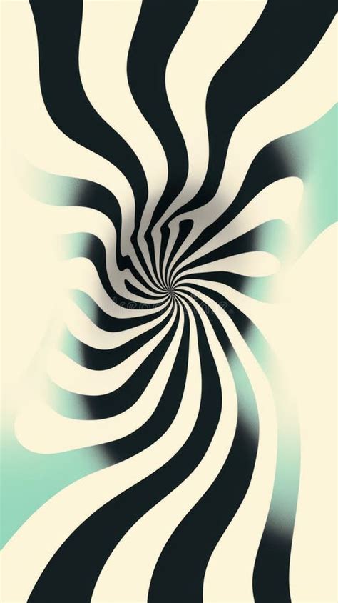 Abstract Swirl In Black And White With Soft Blue Accents Stock Illustration Illustration Of