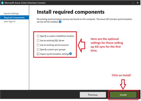 Microsoft Azure Entra AD Connect Custom Setting