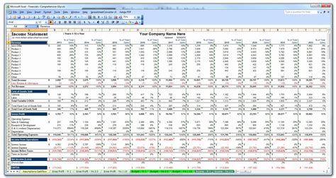 Business Plan Template Excel Beautiful Business Plan Financial Model Template Bizplanbuilder
