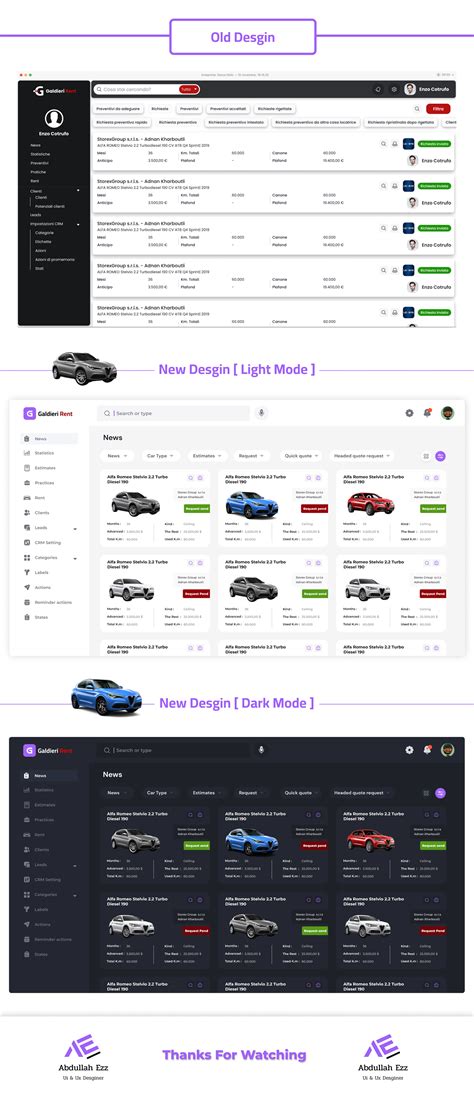 Dashboard UI UX Desgin Car On Behance