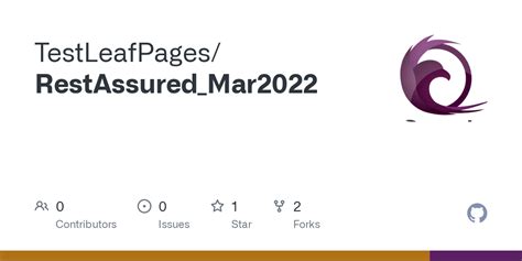 Github Testleafpages Restassured Mar2022