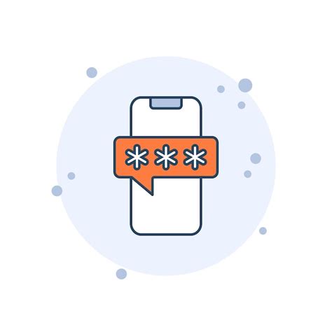 Premium Vector Cartoon Phone Password Vector Illustration Enter Code