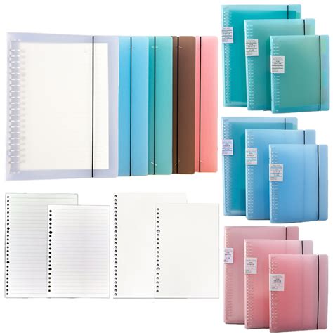 A5b5 Binder Notebook Refillable Ring Binder Cover Notebook Set Loose