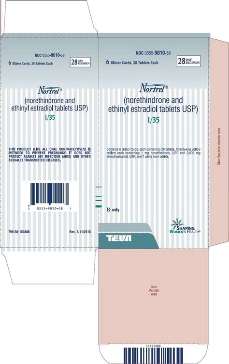 Nortrel Package Insert Prescribing Information