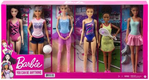 Barbie You Can Be Anything 6 Doll Sports Career Collection