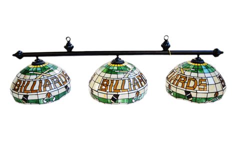 65 Tiffany 3 Shades Billiard Light