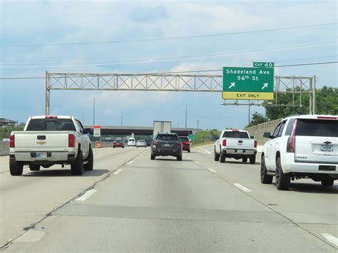 Indiana Interstate 465 Outer Loop Cross Country Roads