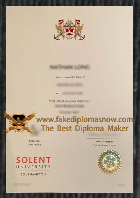 Where To Buy A Fake Solent University Diploma In 2022