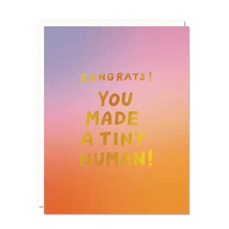 Odd Daughter Tiny Human Card Ellington And French