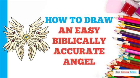 How To Draw An Easy Biblically Accurate Angel Easy Step By Step