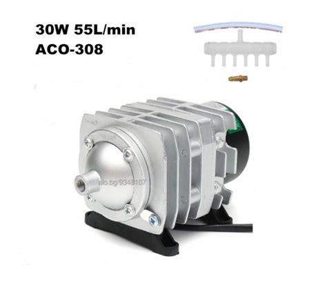 Въздушен компресор за аквариуми и езера 55l Min Рибки Аквариуми Пловдив Въздушна комп