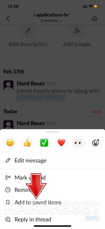 how to add message to bookmarks on slack how to