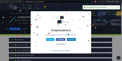 Somesh Som Pattnaik On Linkedin Cyber Defence Framework Ctf Thm Hacking Soc Analyst
