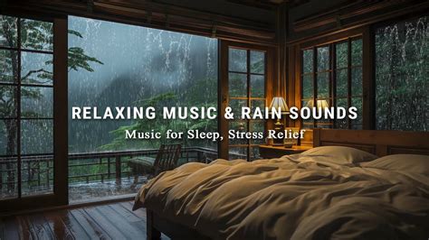 3 Hours Of Rain Sounds And Calming Music For Sleeping Gentle Piano