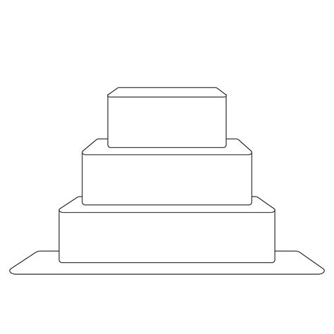 Wedding Cake Template 10 Free Pdf Printables Printablee