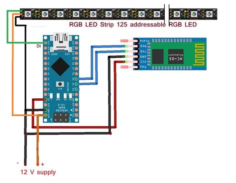 diy voice controlled rgb led strip boardor