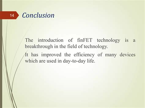 Introduction To Finfet Details Of Finfet Pptx Physics Science