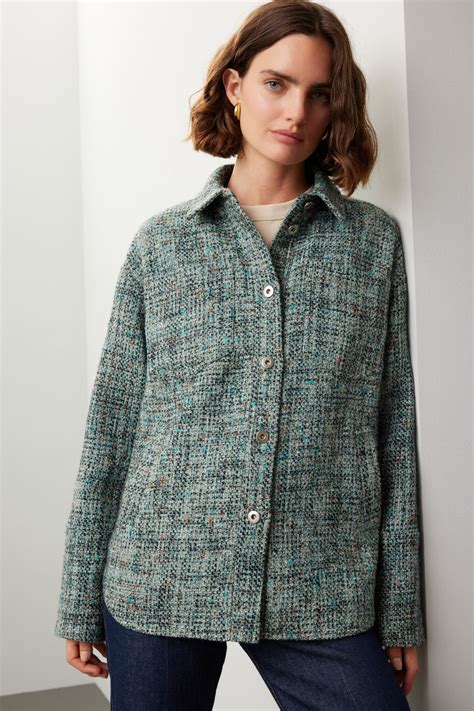 Button Up Shacket By Derek Lam 10 Crosby X Rtr Rent The Runway
