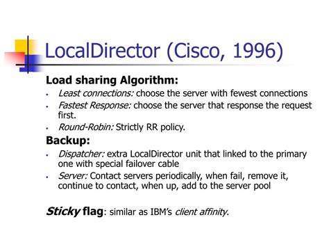 Ppt Scalable Web Server Clustering Technologies Powerpoint