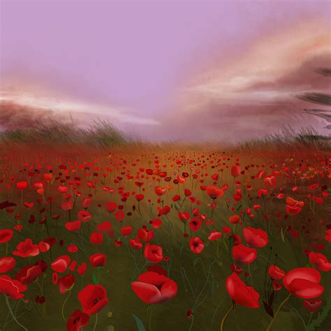 Маки. в стиле 2D, Природа, Живопись на Illustrators.ru