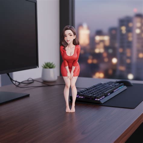 🥵 Hot Hentai Figurine Sexy Dressed Anime Cougar Nsfw・ Stl File For 3d