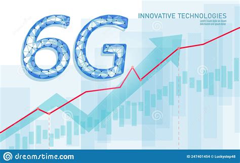 6g New Wireless Internet Wifi Connection Big Data Binary Code Flow