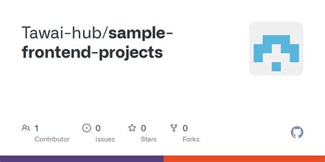 github tawai hub sample frontend projects