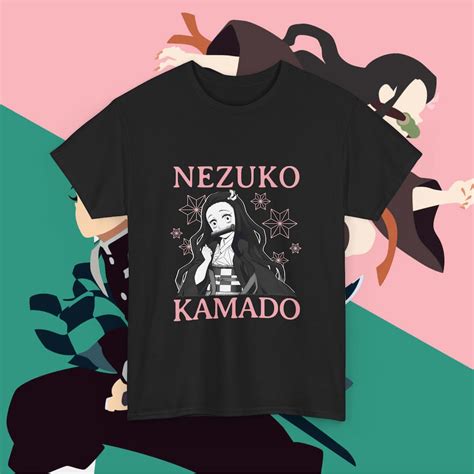 Nezuko Kamado Unisex Heavy Cotton Tee Anime Shirt Demon Slayer T