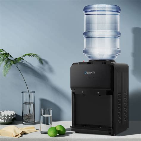 Devanti Water Cooler Dispenser Bench Top Black Affordable Home