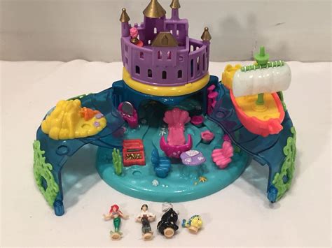 Polly Pocket Disney Little Mermaid Ariel Under The Sea Kingdom Playset 1729443245