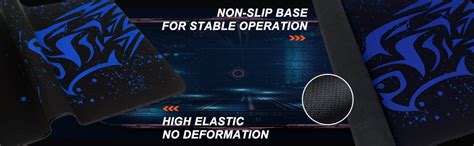 Excovip Large Game Mouse Pad X In XL Non Slip Rubber Base Mousepad With Stitched Edges