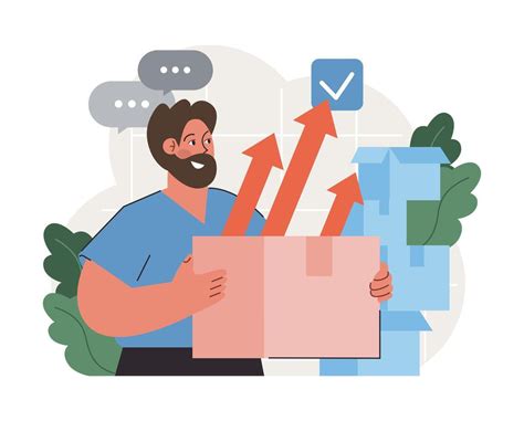 Progress Work Optimization And Efficiency Character Moving Vector Art At Vecteezy