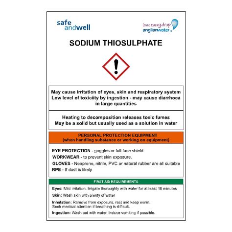 Sodium Thiosulphate Lexique