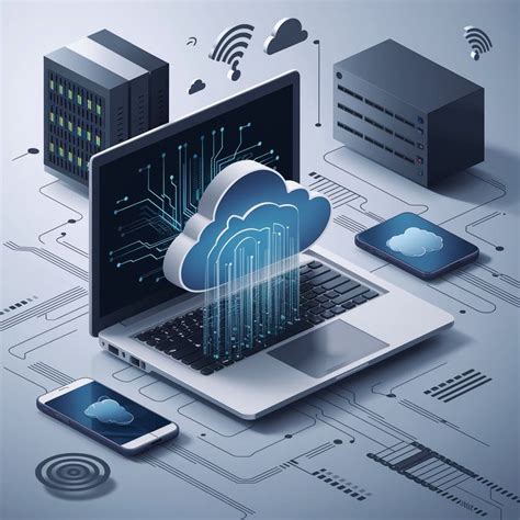 Premium Vector Clound Computing Cloud Computing Computer Photo Cloud Computing Technology