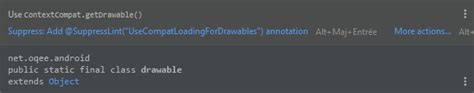 Android Studio False Lint Warning Forcing Usage Of Compat Classes When High Min SDK