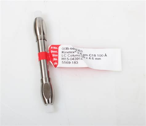 Phenomenex Kinetex 2 6 µm C18 100 Å Lc Column 50 X 4 6 Mm 00b 4462 E0 Sonoma Lab Technologies Llc