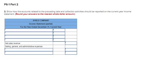 Solved Required Information P6 1 Algo Reporting Net Sales