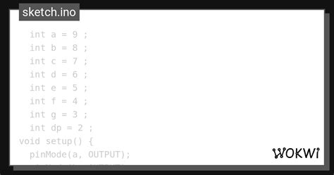 แสดงตัวเลขบน 7 Segment 1 หลัก Wokwi Esp32 Stm32 Arduino Simulator