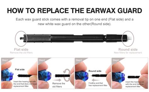 Amazon Com Hearing Aid Filters 1 2mm Hearing Aid Protection Earwax Guards Filters Replacement