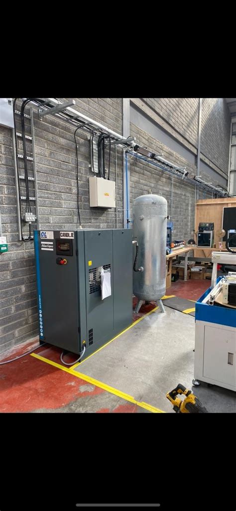 Candl Recently Upgraded To The Atlas Copco Ga5vsdsff An Energy Efficient Screw Air Compressor