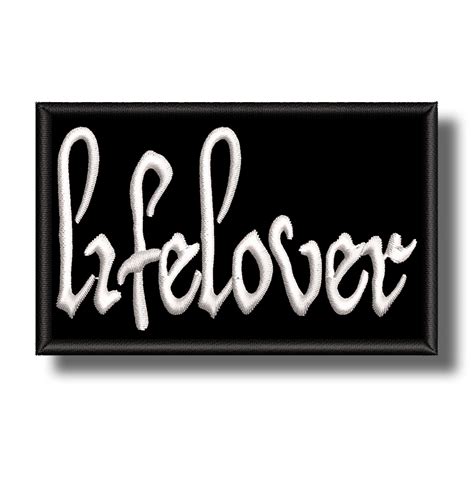 Lifelover Embroidered Patch 8x5 Cm Patch