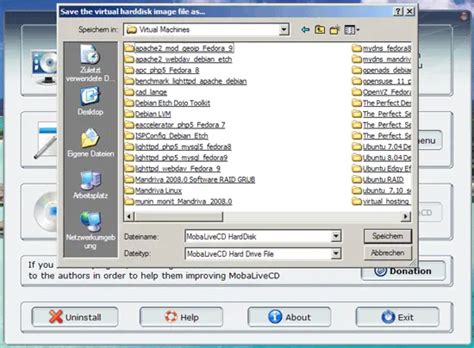 Running Linux Live CDs On Windows With MobaLiveCD