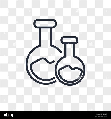 Chemistry Vector Icon Isolated On Transparent Background Chemistry