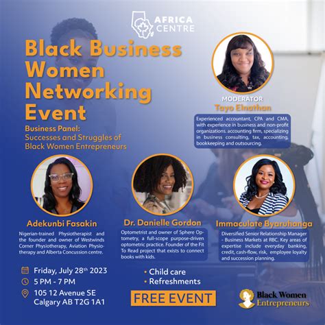 Black Business Women Networking Event In Calgary