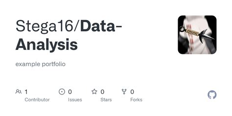 Github Stega Data Analysis Example Portfolio
