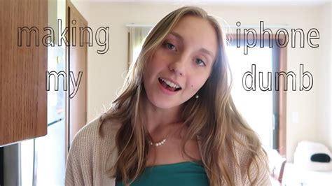 Turning My Iphone Into A Dumb Phone Youtube