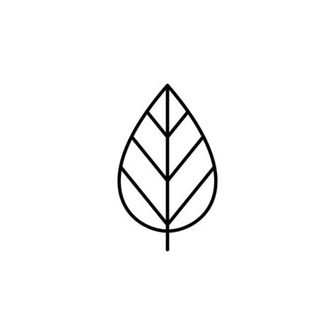 Tree Leaf Vector Icon Illustration 23200372 Vector Art At Vecteezy
