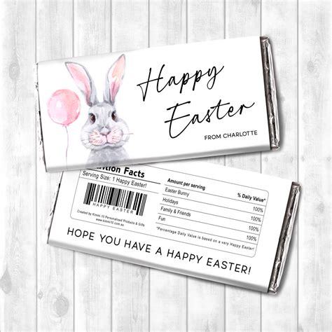 Chocolate Wrapper Kimmi 10 Personalised Products Ts